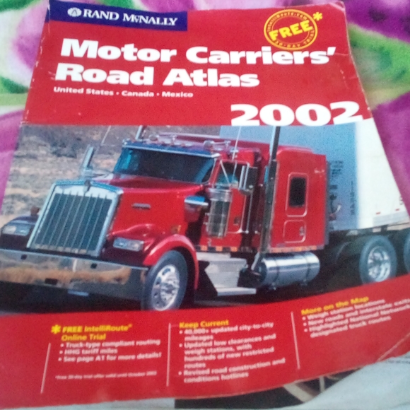 Rand Mcnally | Office | Truckers Atlas 202 | Poshmark